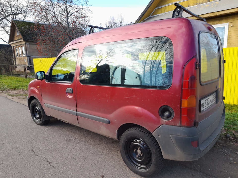 Установил "наружный зимний пакет" — Renault Kangoo (1G), 1,4 л, 2005 ...