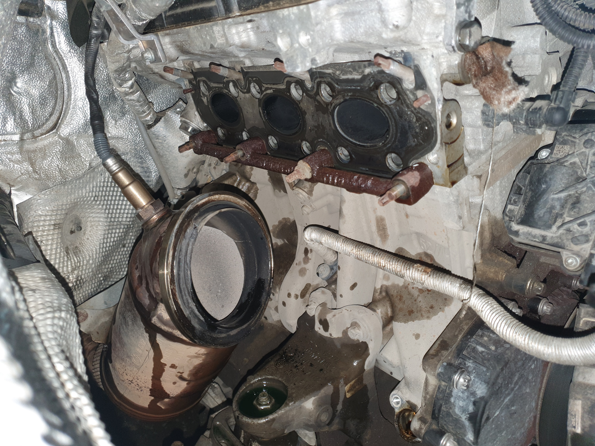 Замена турбокомпрессора b38 — BMW 1 series (F20), 1,5 л, 2016 года ...