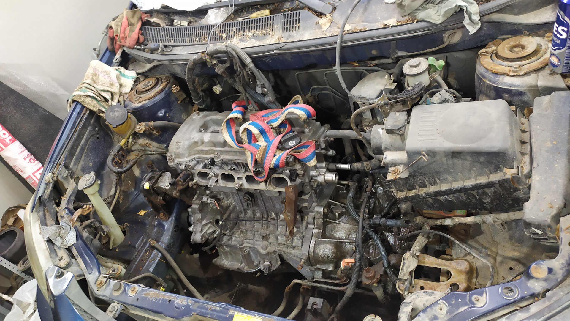 Капиталка 1zz-fe Pontiac Vibe — Pontiac Vibe (1G), 1,8 л, 2002 года ...