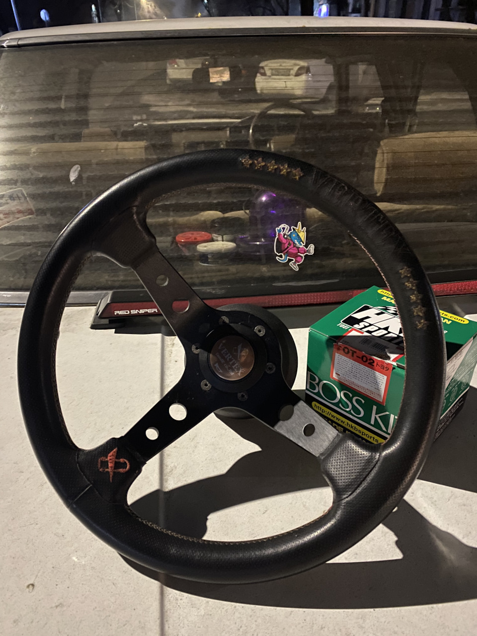 Руль Vertex — Toyota Cresta (70), 2 л, 1986 года | аксессуары | DRIVE2