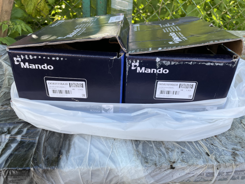 EX583101RA30 Тормозной суппорт MANDO | Запчасти на DRIVE2