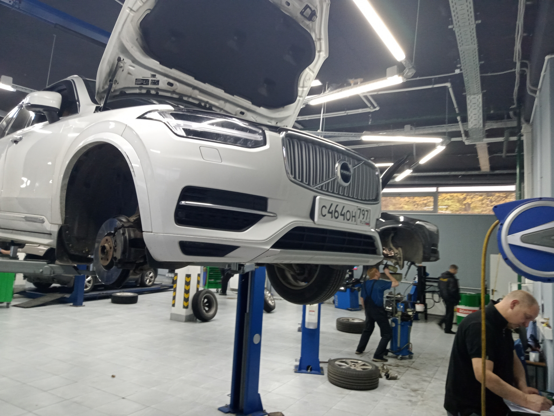 VOLVO LAND Первое ТО — Volvo XC90 (2G), 2 л, 2016 года | плановое ТО ...