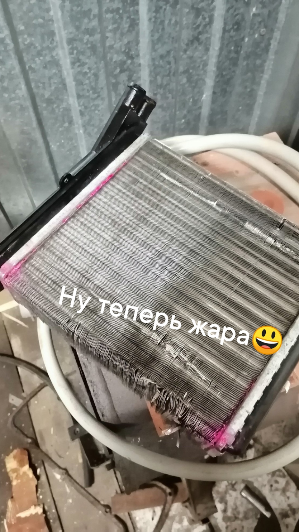 Замена радиатора печки. — Chevrolet Niva (1G), 1,7 л, 2004 года ...