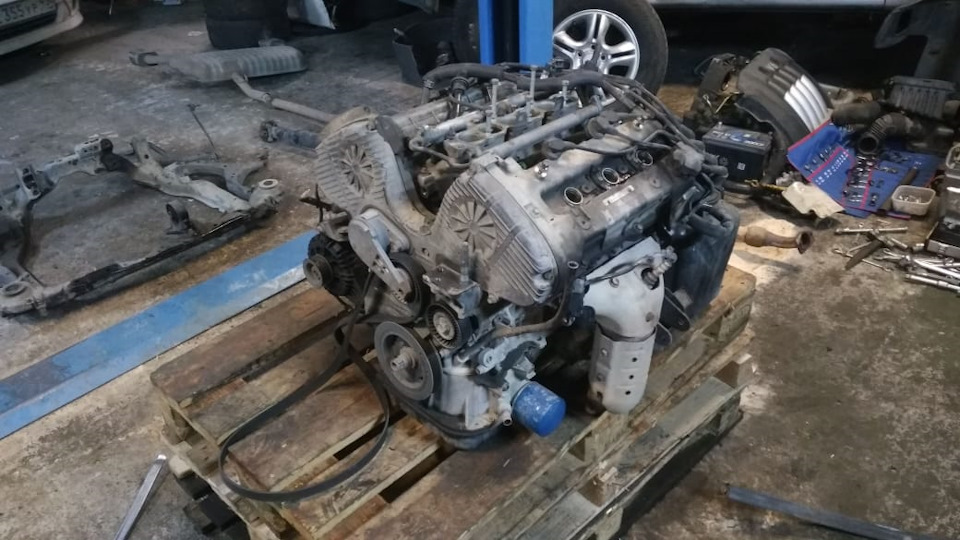 ТО G6BA — 216`000 км. ГБЦ. — KIA Sportage (2G), 2,7 л, 2006 года ...