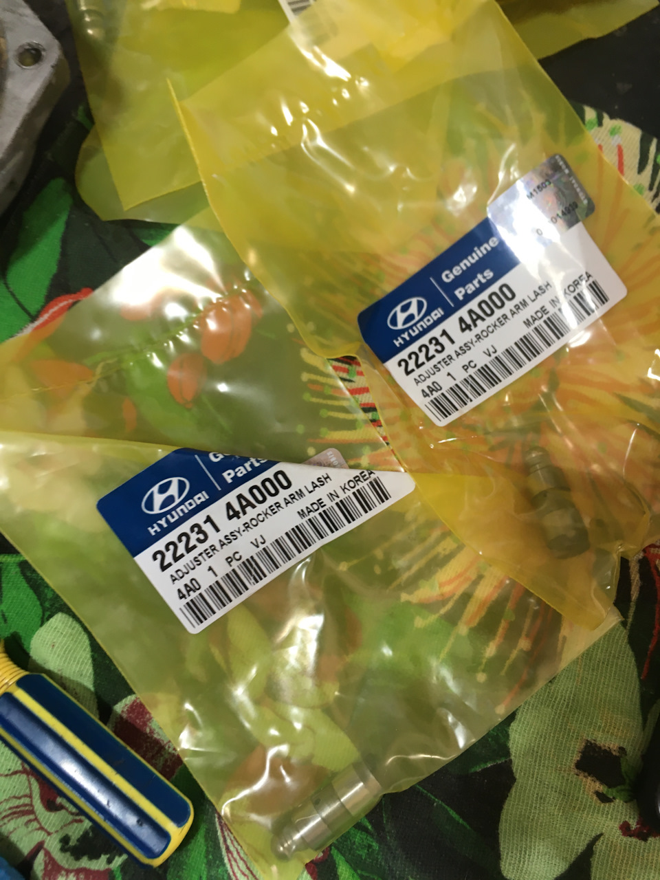 222314A000 Толкатель клапана двигателя KIA HYUNDAI | Запчасти на DRIVE2