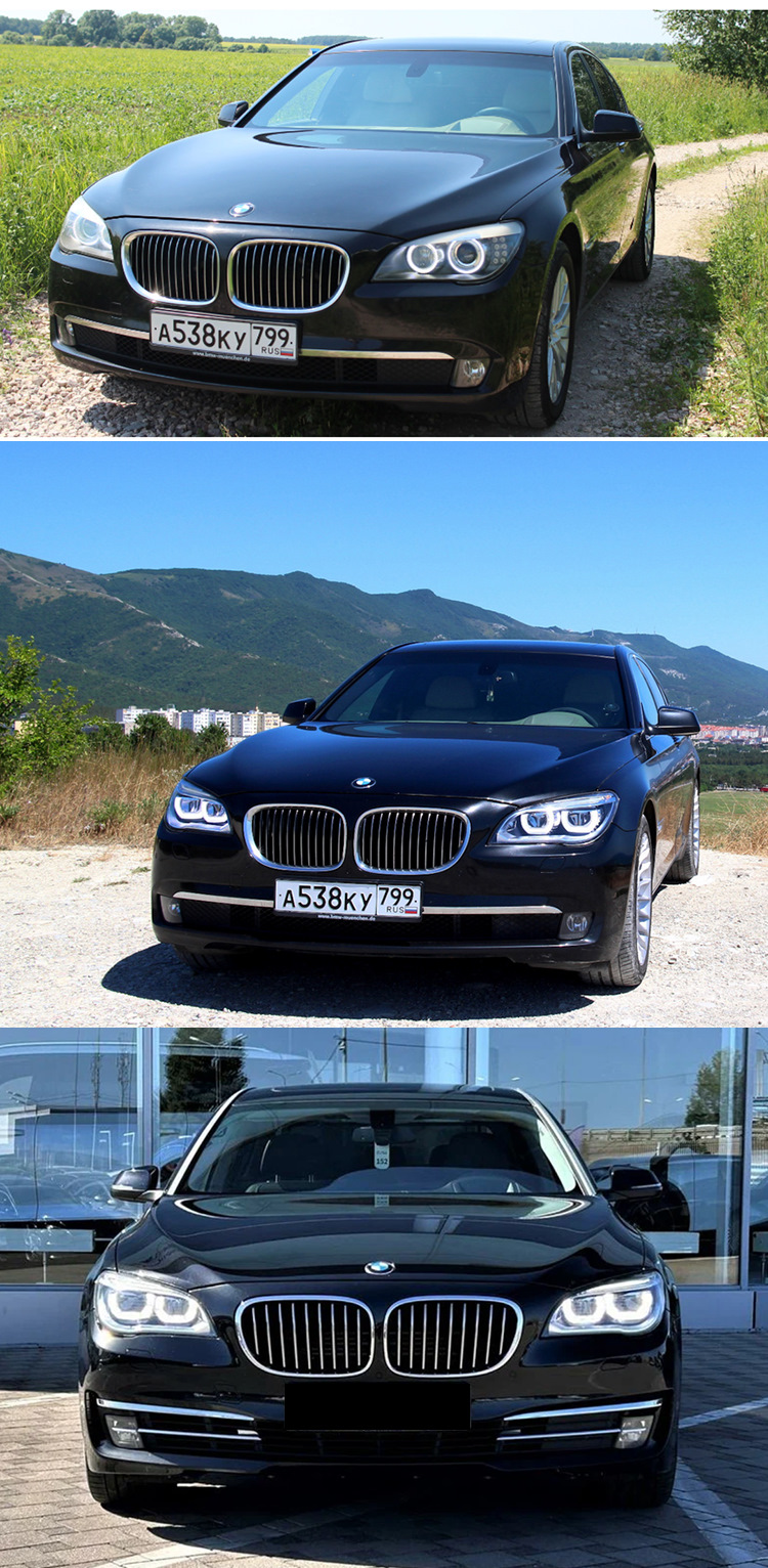 Рейстайлинг #2: Передний + Задний бампер — BMW 7 series (F01/02), 3 л ...
