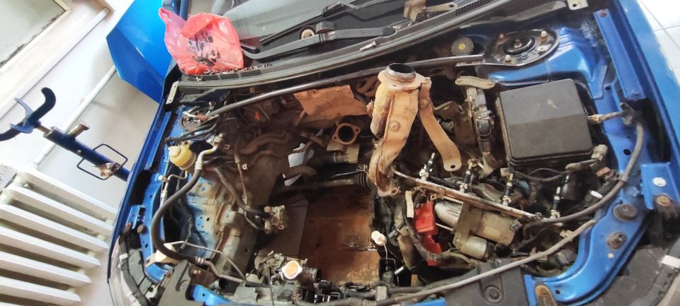 Замена Двс на 2.1 — Mitsubishi Lancer X, 2,1 л, 2008 года | визит на ...