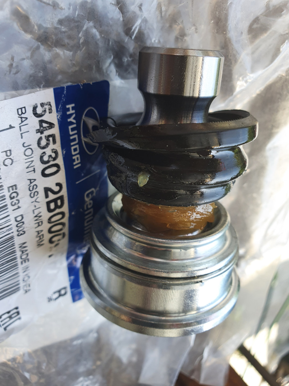 545302B000 ШАРОВАЯ ОПОРА ПОДВЕСКИ KIA HYUNDAI | Запчасти на DRIVE2