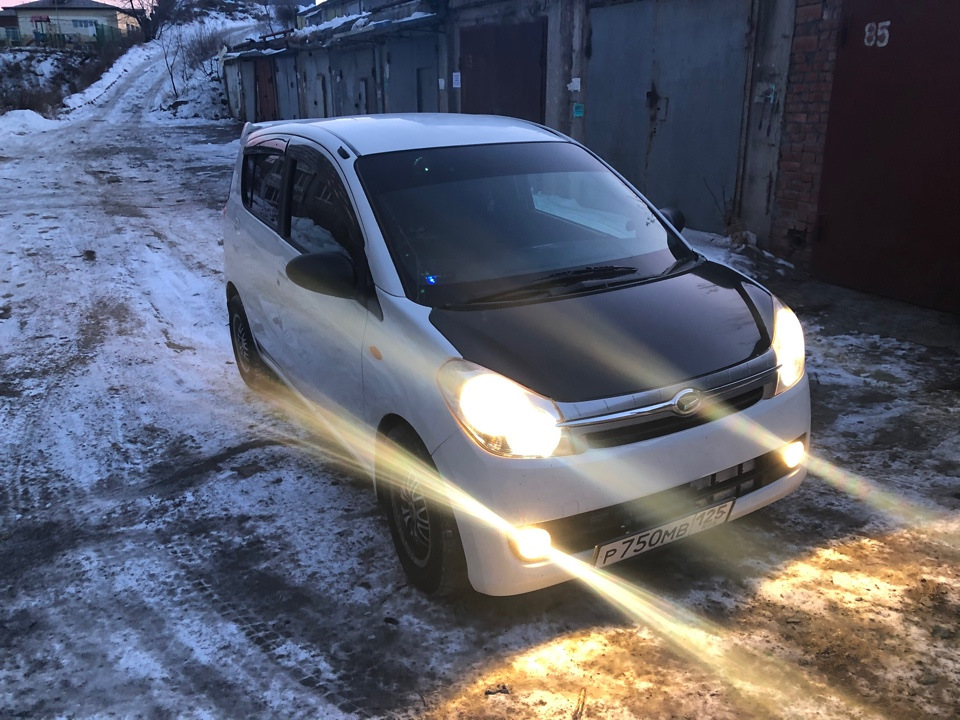 Морда от Миры Кастом — Daihatsu Mira (L275/L285), 0,7 л, 2010 года | стайлинг | DRIVE2