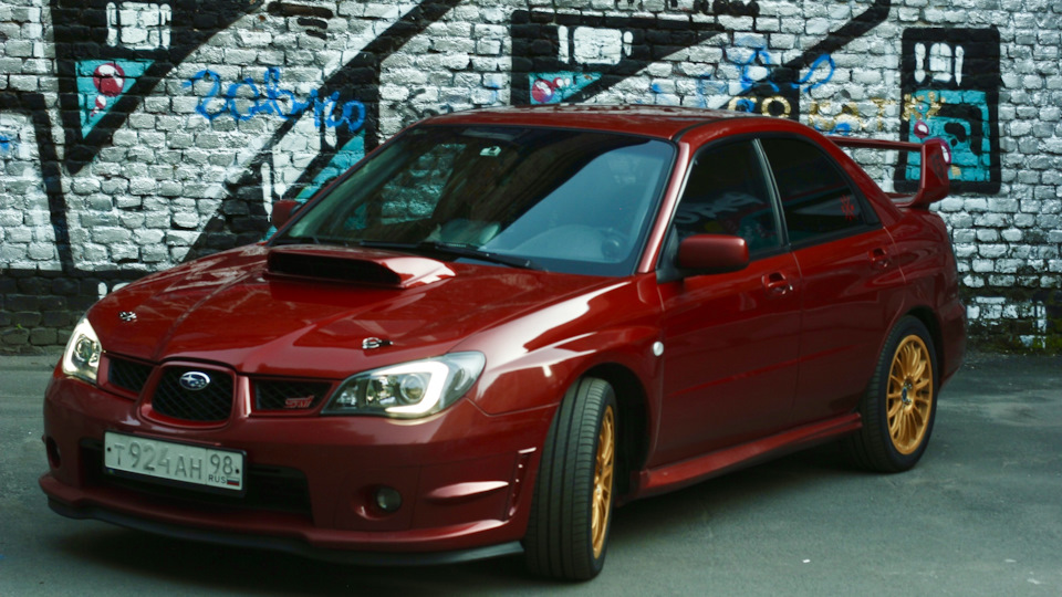 Subaru Impreza WRX (GD/GG) 2.0 бензиновый 2006 | 2.0 STI Red Team на DRIVE2
