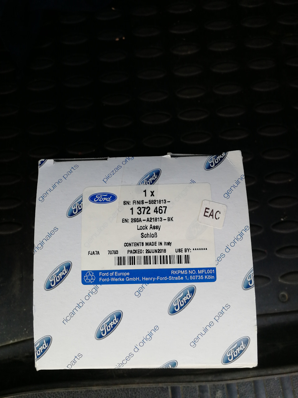 1372467 ЗАМОК ДВЕРИ ПЕРЕДНИЙ LH/LOCK Ford | Запчасти на DRIVE2