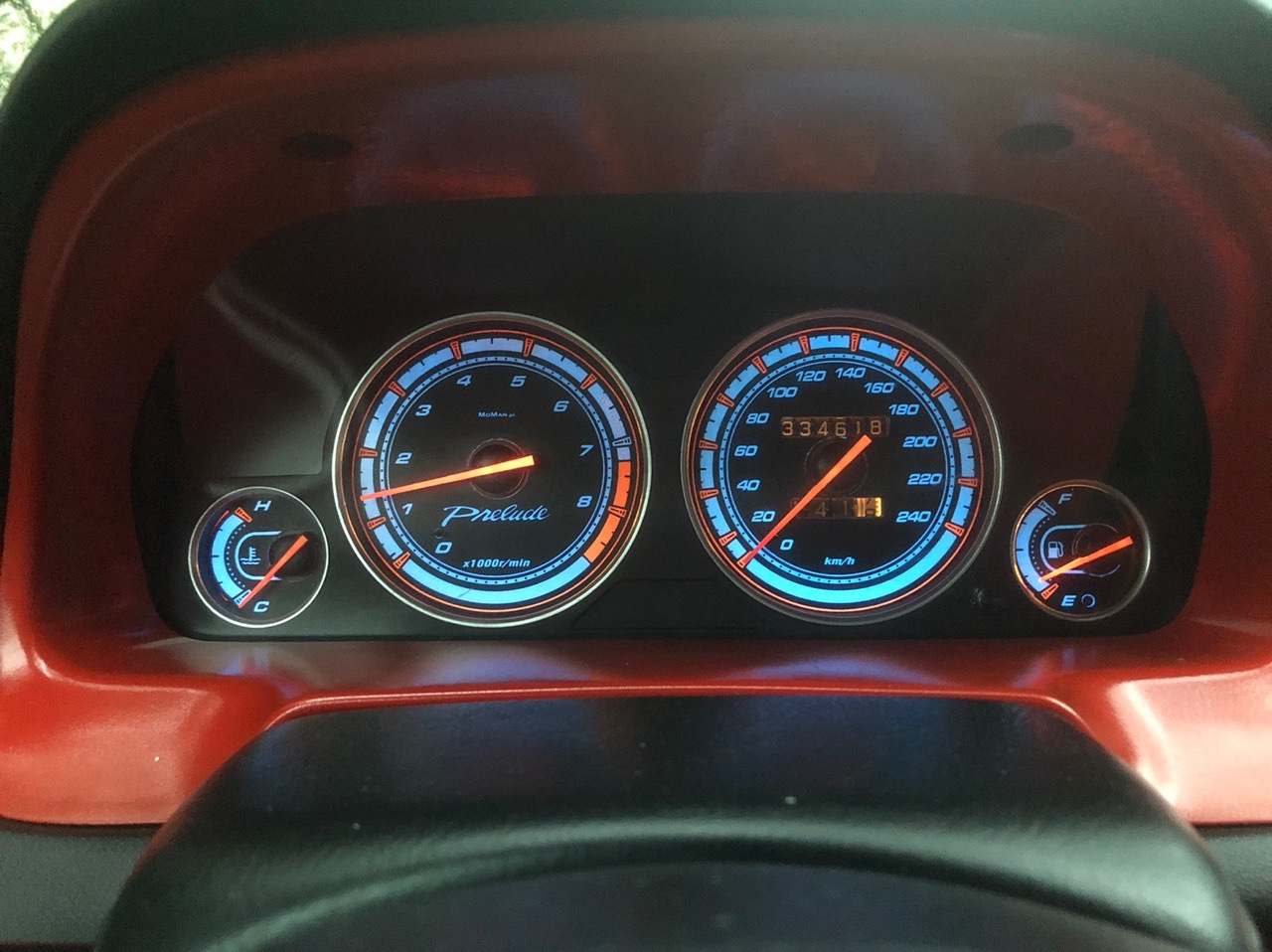 Plasma dashboard — Honda Prelude (BB5/BB6/BB7/BB8/BB9), 2 л, 1997 года | стайлинг | DRIVE2