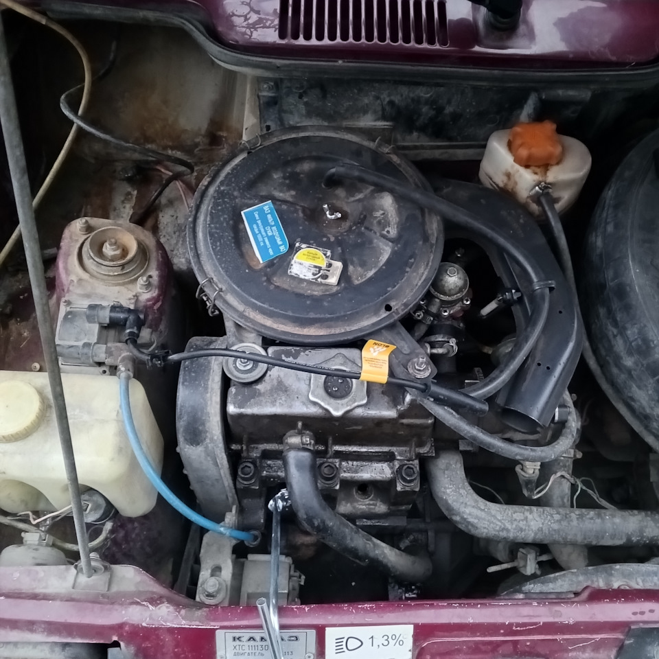 Заменил высоковольтные провода да свечи — Lada Ока 11113, 0,7 л, 2004 ...
