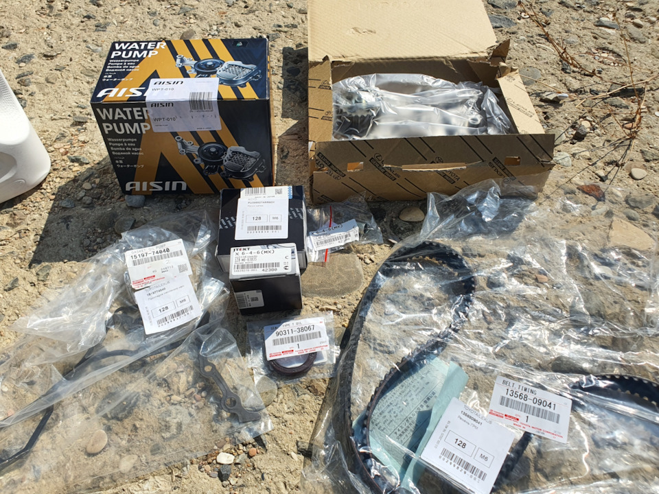 Ремень ГРМ, помпа, маслонасос — Toyota Lite Ace Noah, 2 л, 1997 года ...