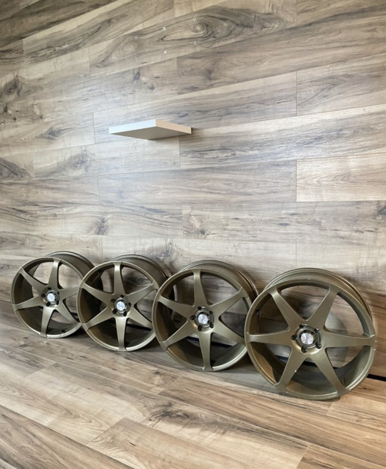 Литые диски Rays 7,5Jx18 ET42 5x100 на Subaru Forester (SF), Subaru ...