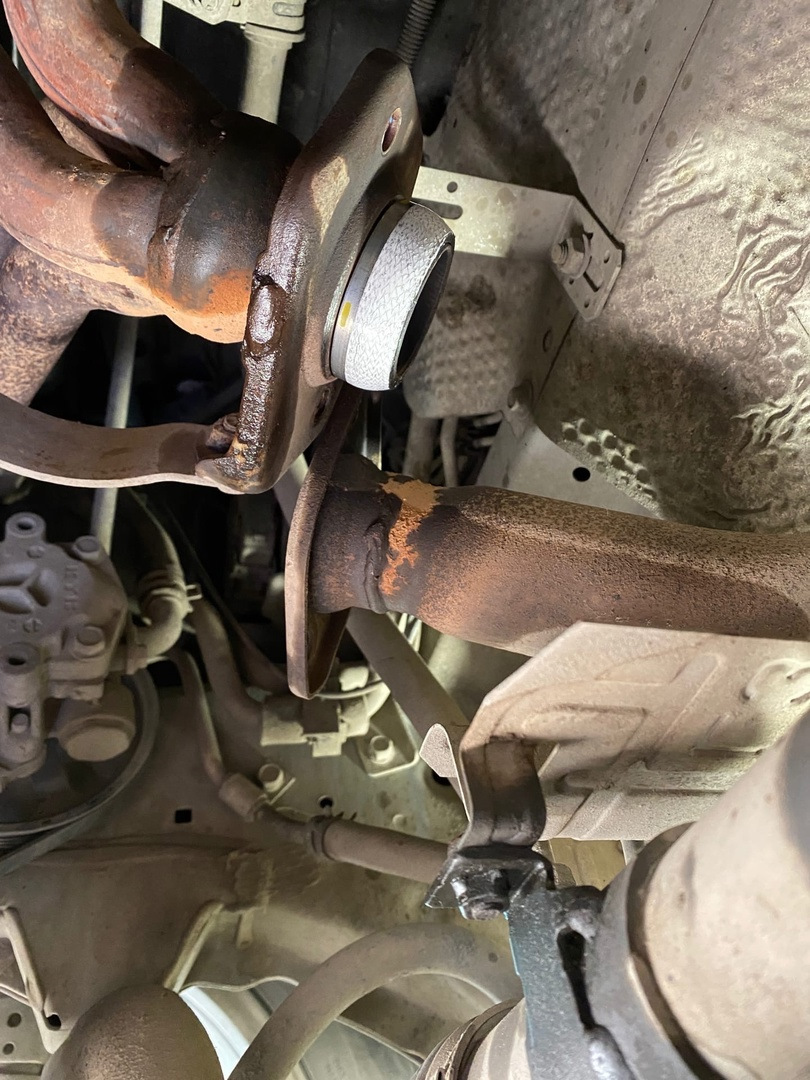 Неприятный звук выхлопной системы — Mitsubishi Lancer X, 1,6 л, 2011 ...