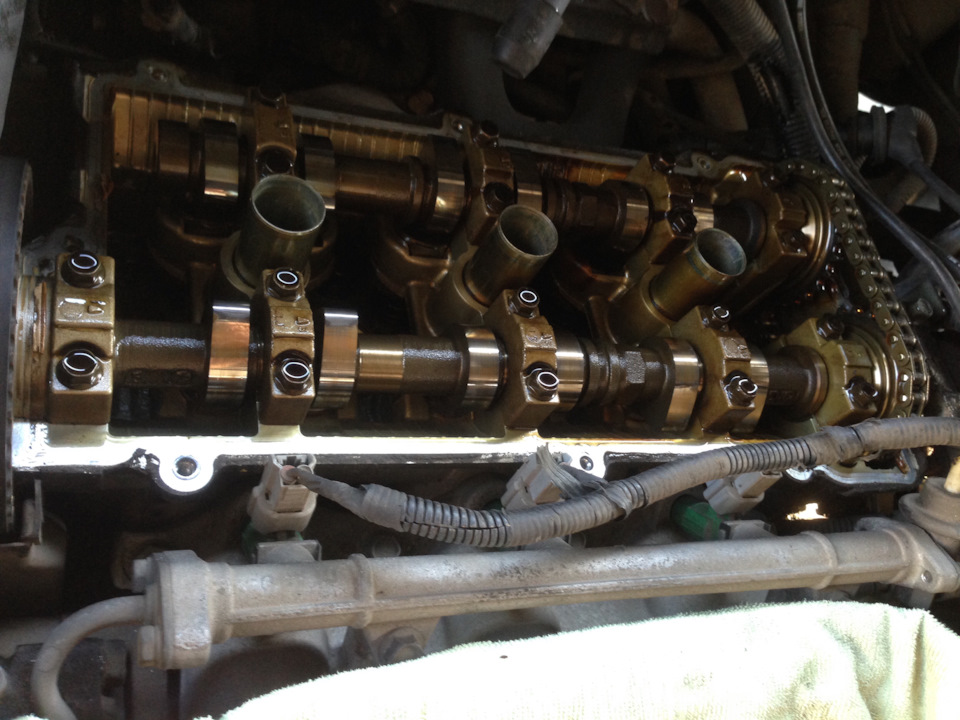 Замена прокладок клапанной крышки. — Hyundai Sonata IV (EF), 2,7 л ...