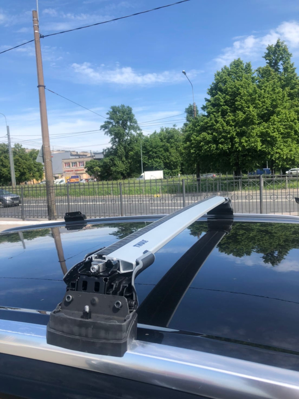 Багажник THULE WingBar Edge 9596 + Кит — Audi Q7 (2G), 3 л, 2016 года ...