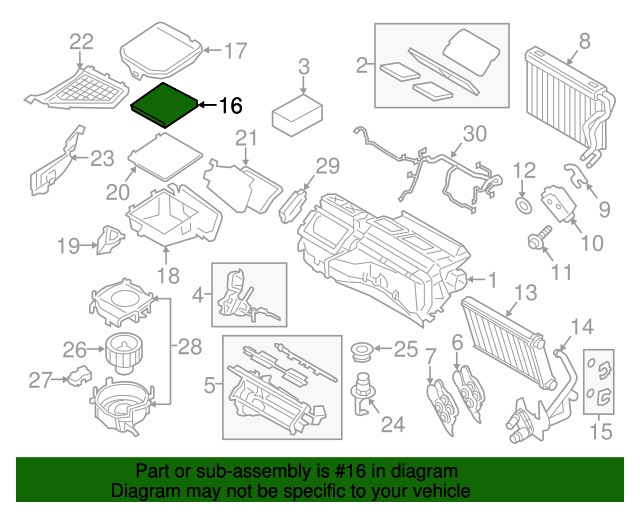 64312284828 Микрофильтр/фильтр с активирован.углем BMW | Запчасти на DRIVE2