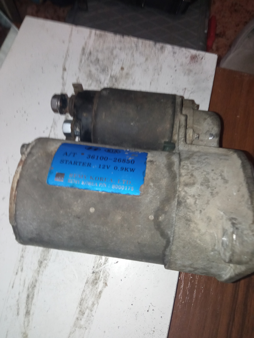 Профилактика стартера — KIA Rio (2G), 1,4 л, 2010 года | своими руками ...