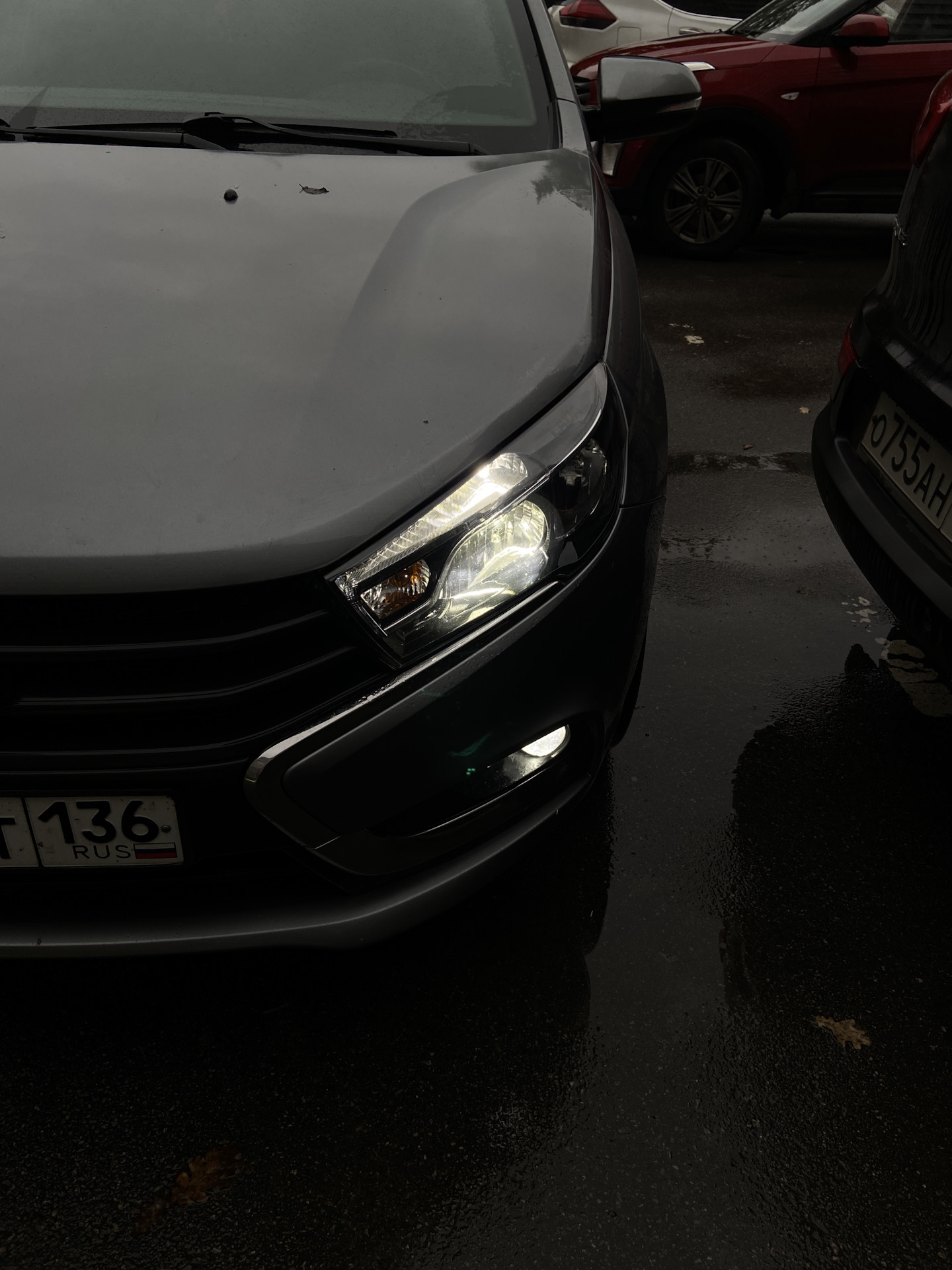 Установка led ламп h7 в весту — Lada Vesta (1G), 1,6 л, 2018 года ...