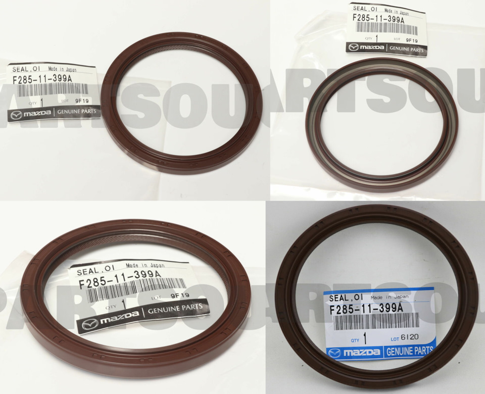 F28511399A Уплотняющее кольцо, коленчатый вал Mazda | Запчасти на DRIVE2