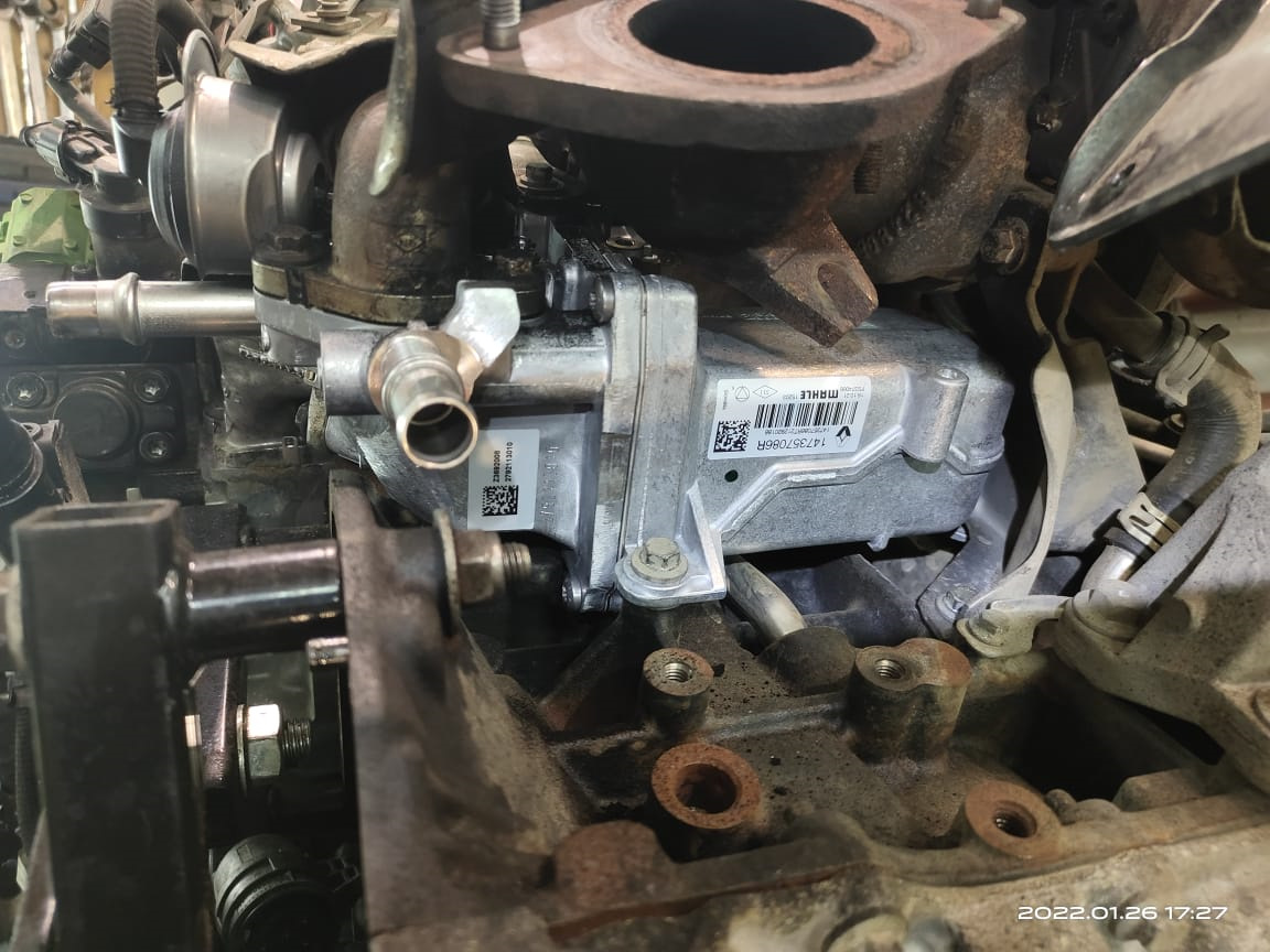 Замена теплообменника и цепи ГРМ R9M452 — Renault Espace (5G), 1,6 л ...