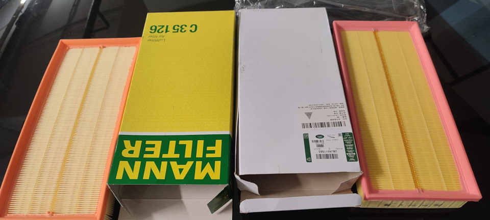 Замена воздушного фильтра LR011593 — Land Rover Discovery V, 3 л, 2017 ...