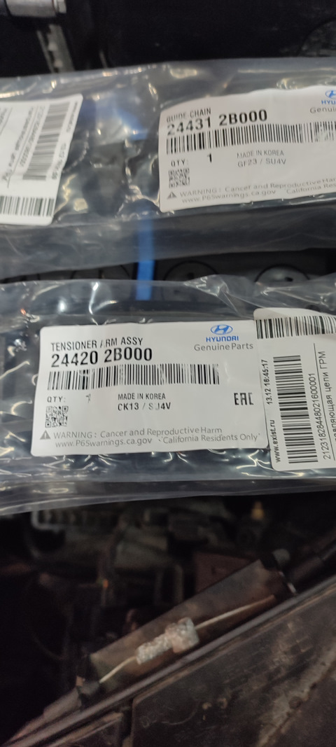 244202B000 НАПРАВЛЯЮЩАЯ ЦЕПИ ПРИВОДА ГРМ, СПОСОБ ИЗГОТОВЛЕНИЯ ...