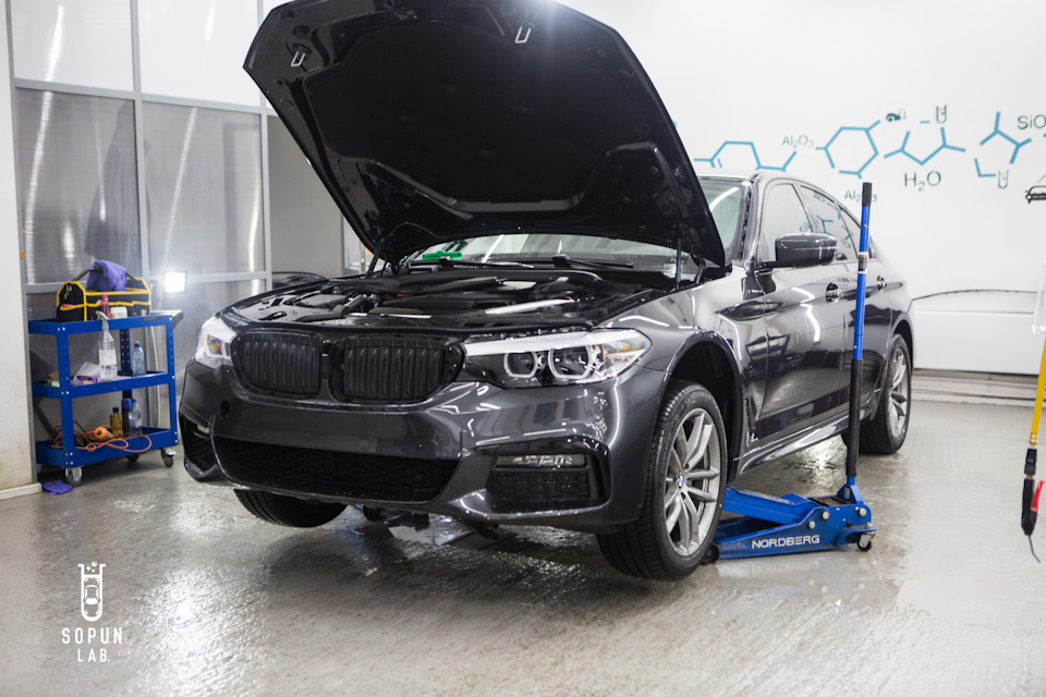 Защита кузова бронепленкой — BMW 5 series (G30), 2 л, 2018 года ...