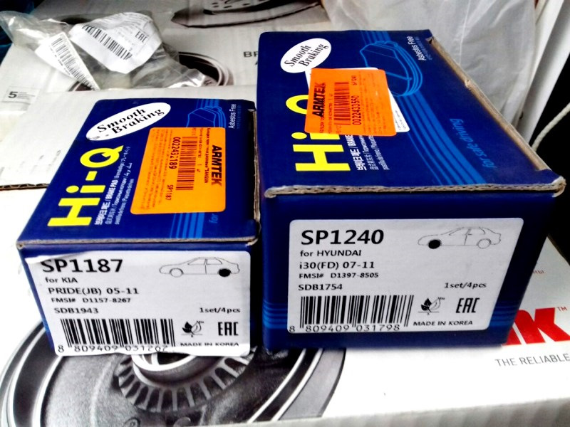 SP1187 Колодки тормозные задние kia r… SANGSIN | Запчасти на DRIVE2