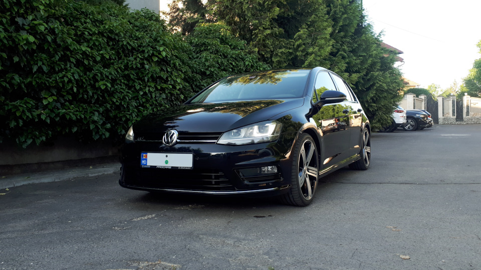 Пробую 19-ые Cadiz от Golf R — Volkswagen Golf Mk7, 1,4 л, 2013 года ...