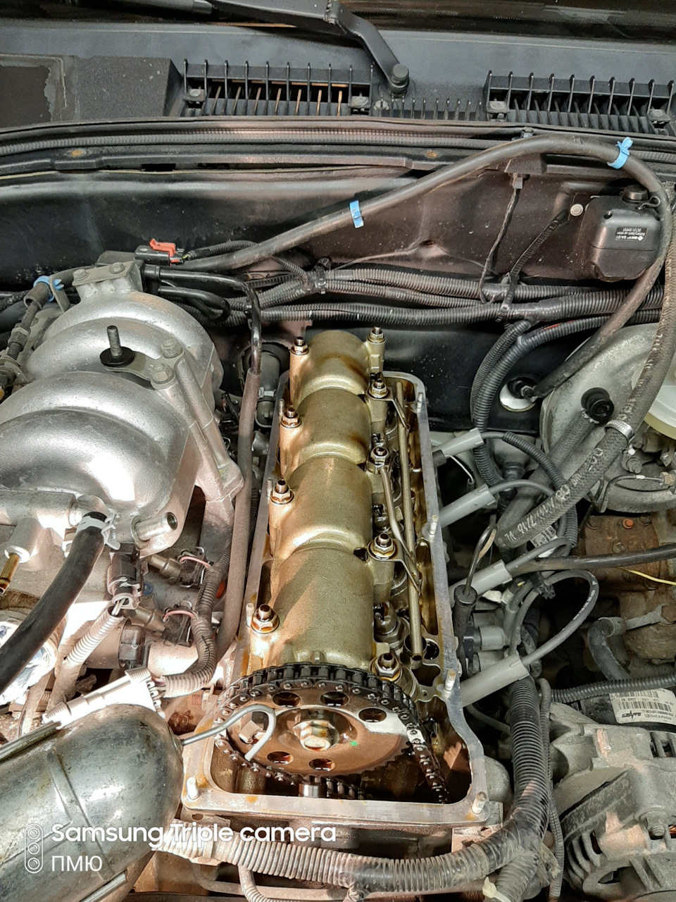 Прокладка ГБЦ. — Chevrolet Niva GLX, 1,7 л, 2011 года | поломка | DRIVE2