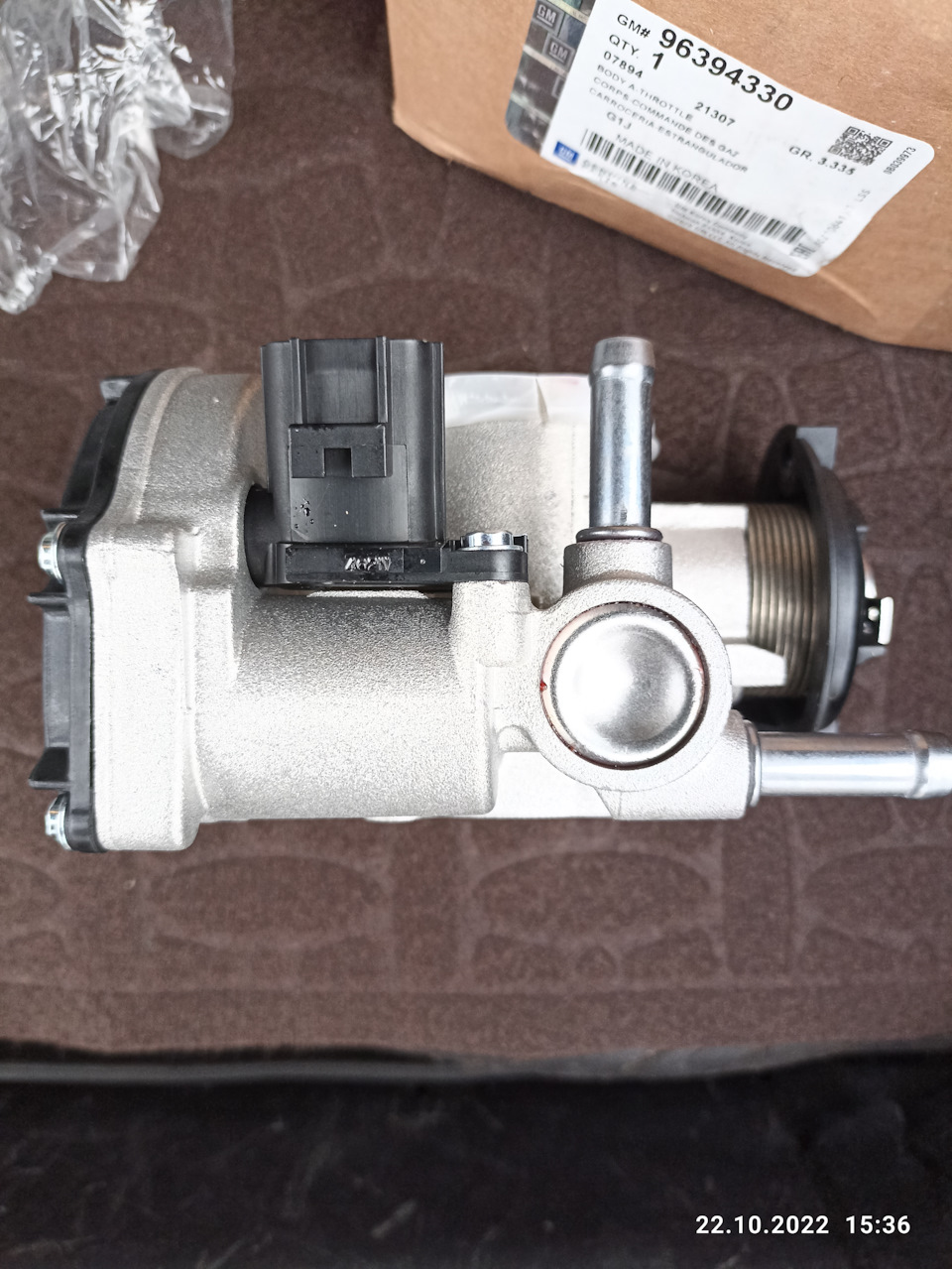 96394330 Дроссельная заслонка GM | Запчасти на DRIVE2