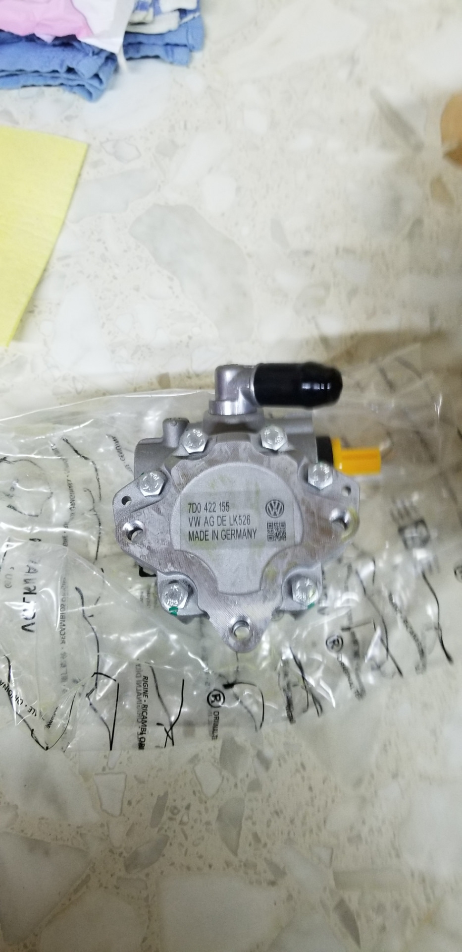 7D0422155 Насос ГУР / VW T4 2.4/2.5TDI 96~ VAG | Запчасти на DRIVE2