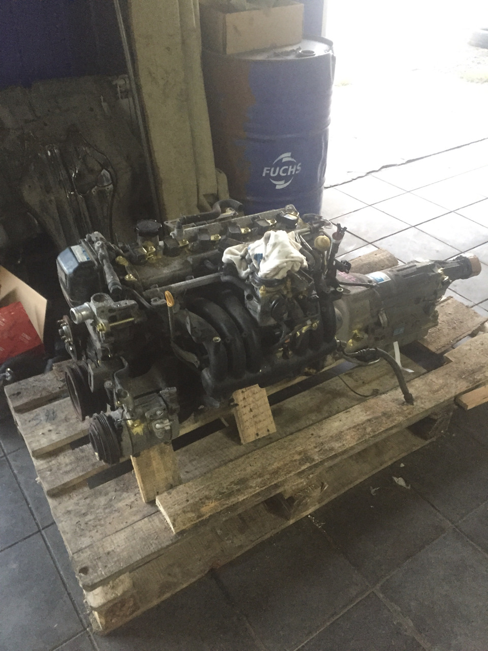 Замена двигателя с АКПП, климат контроль, задняя подвеска — Toyota Mark ...