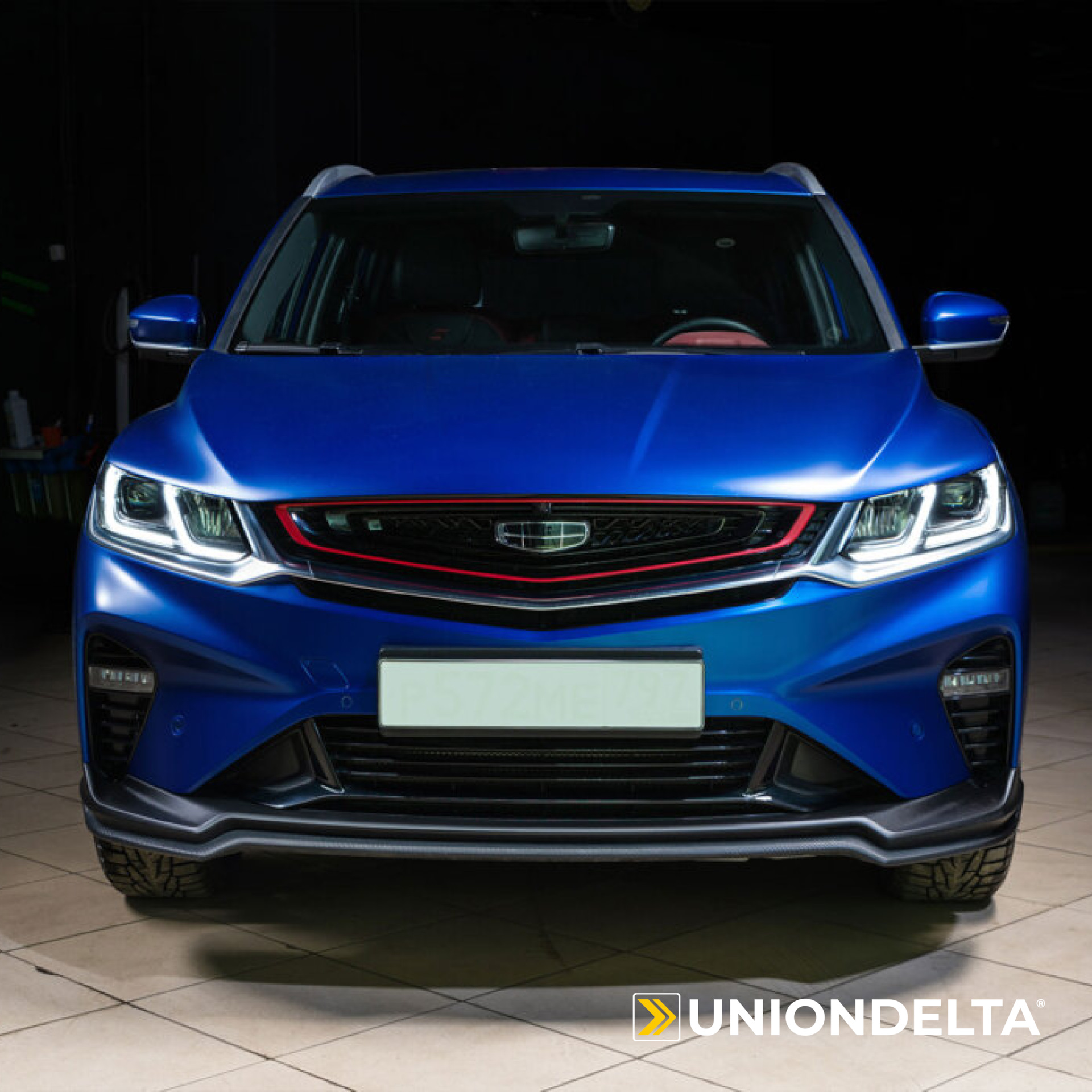 🛡Стайлинг и защита Geely Coolray матовой полиуретановой пленкой ...