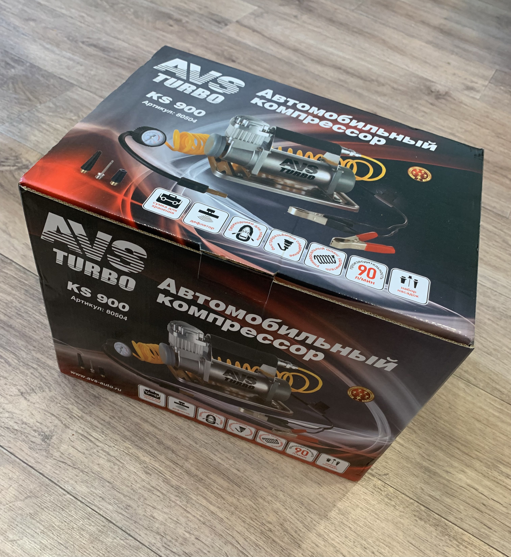 Автомобильный компрессор AVS Turbo KS 900 — KIA Rio (3G), 1,6 л, 2015 года | аксессуары | DRIVE2