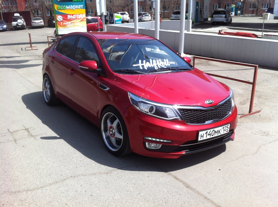 Просто фоточки — KIA Rio (3G), 1,6 л, 2015 года | фотография | DRIVE2