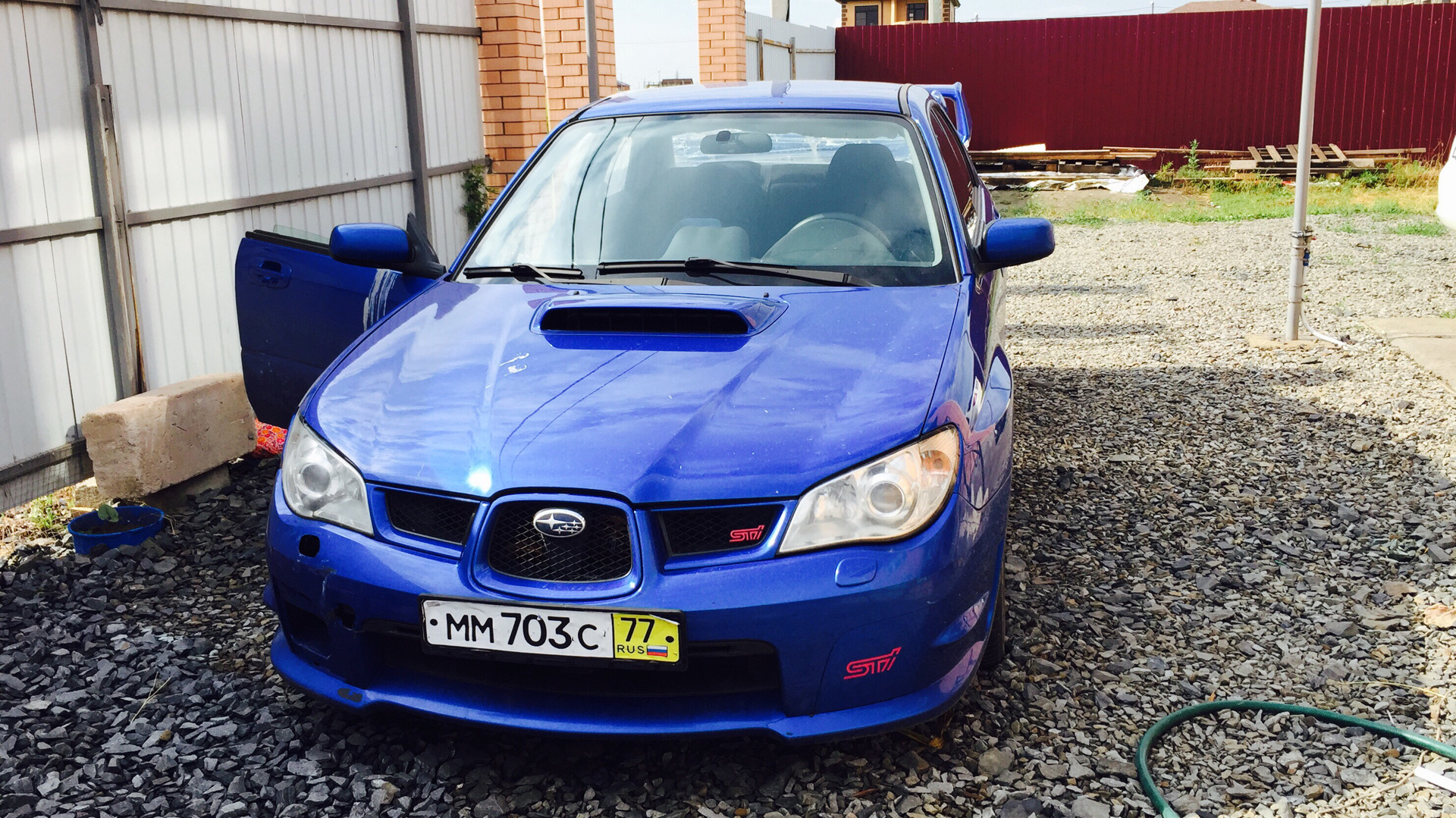 Какая она была — Subaru Impreza WRX STI (GD), 2,5 л, 2007 года ...