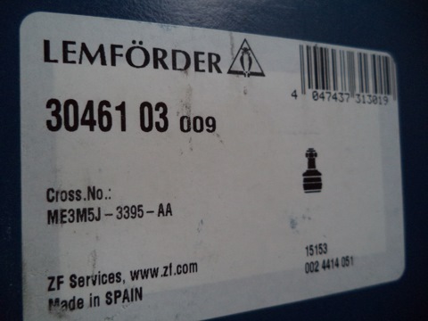 3046103 Шаровая опора LEMFORDER | Запчасти на DRIVE2