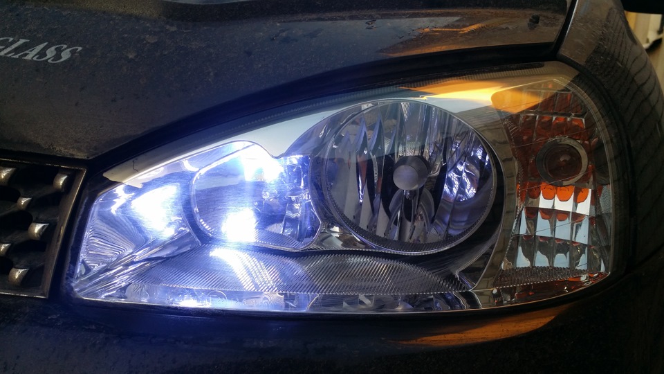Забеляем фары, добавляем яркасти и красоты. — Lada Калина Универсал (1G ...
