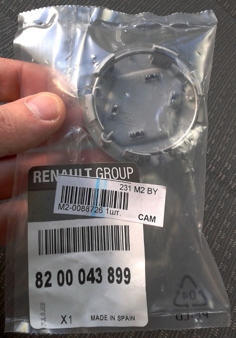 8200043899 Колпак колеса (плас) RENAULT | Запчасти на DRIVE2