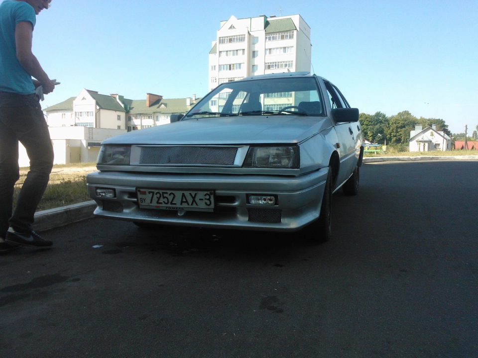 Первый выезд — Mitsubishi Lancer III, 1,5 л, 1988 года | обкатка | DRIVE2