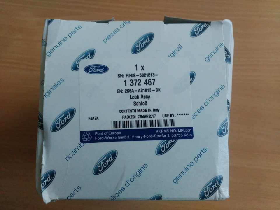 1372467 ЗАМОК ДВЕРИ ПЕРЕДНИЙ LH/LOCK Ford | Запчасти на DRIVE2