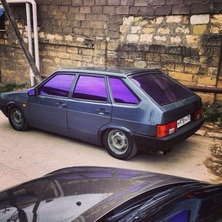 Тонировочная пленка R Purple 5% — фиолетово-зеркальная — Lada 21093, 1 ...