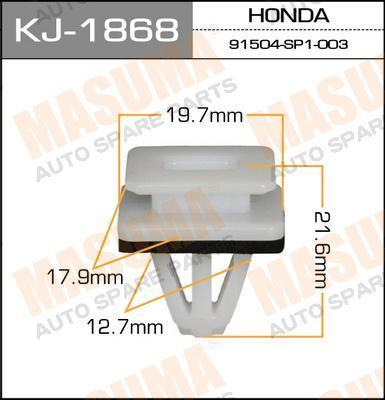 91504SP1003 Клипса пластиковая Honda | Запчасти на DRIVE2
