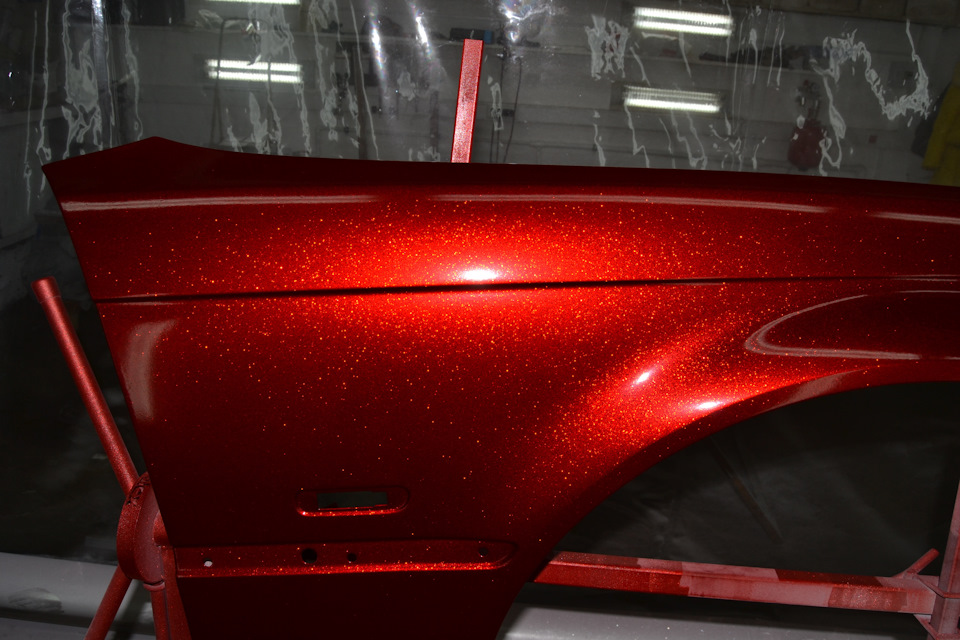 Крыло e46 правое. Часть 6. Candy red apple — BMW 3 series Coupe (E46 ...