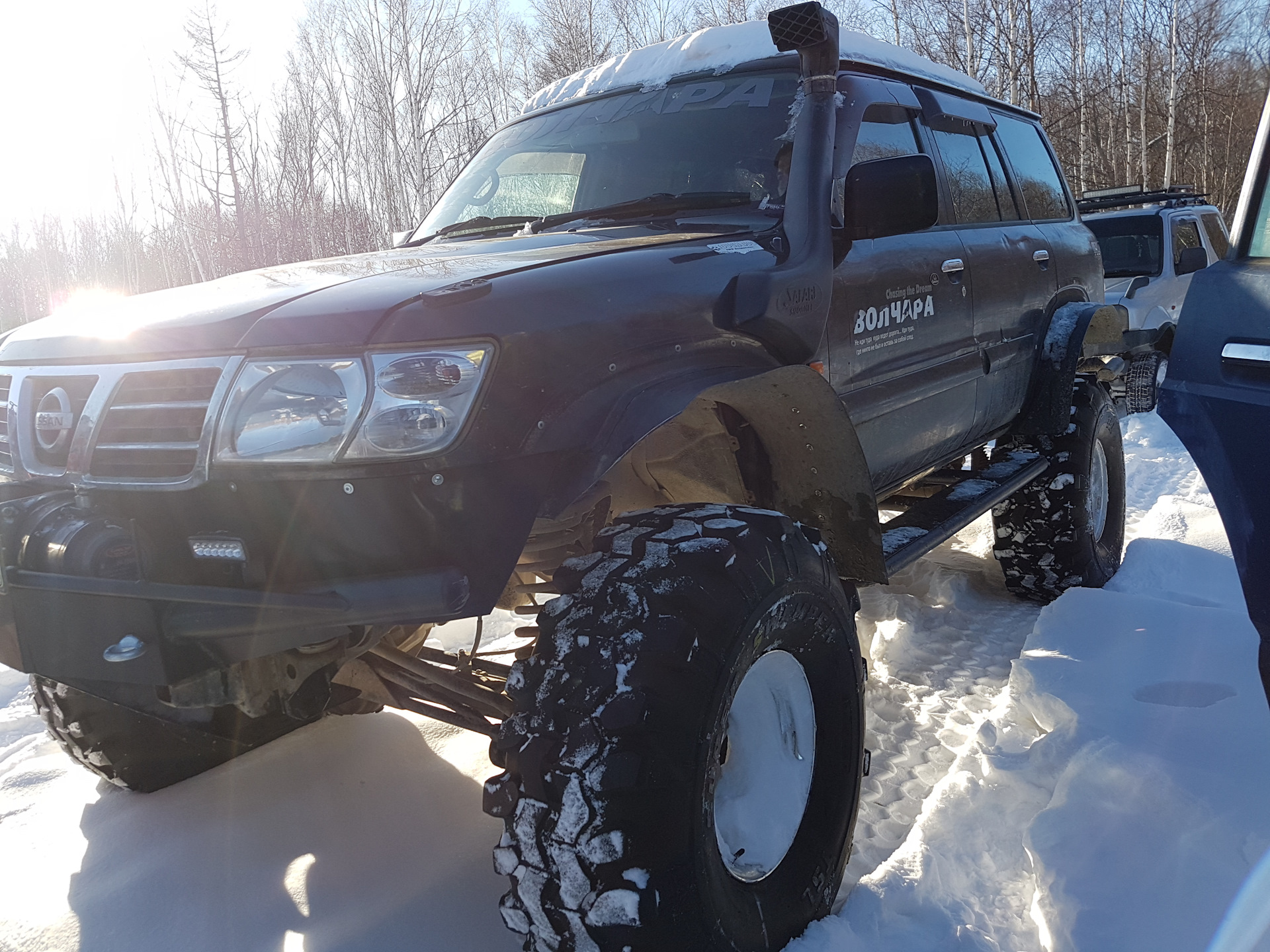 42" TSL по зимнему снегу… — Nissan Safari (Y61), 4,8 л, 2003 года ...