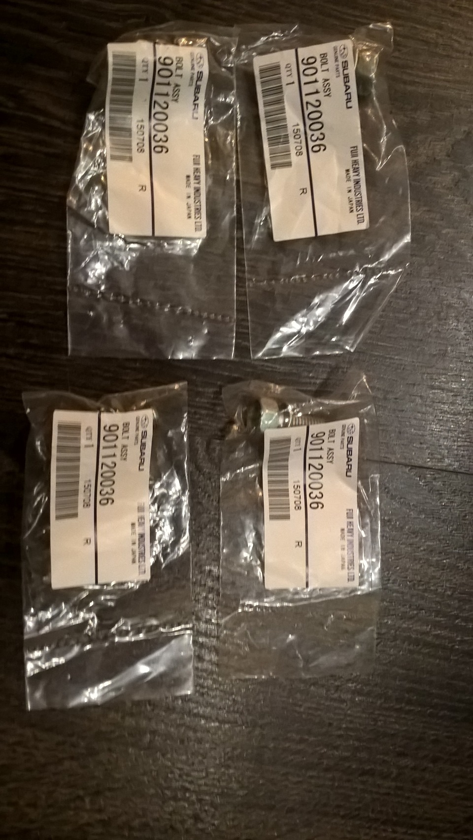 Рем. комплект суппортов — Subaru Impreza WRX (GH/GE/GV/GR), 2,5 л, 2008 ...